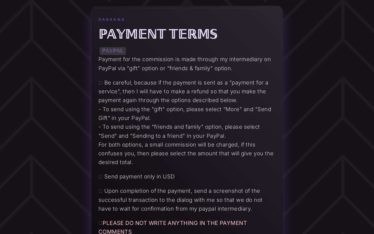 ℙ𝔸𝕐𝕄𝔼ℕ𝕋 𝕋𝔼ℝ𝕄𝕊